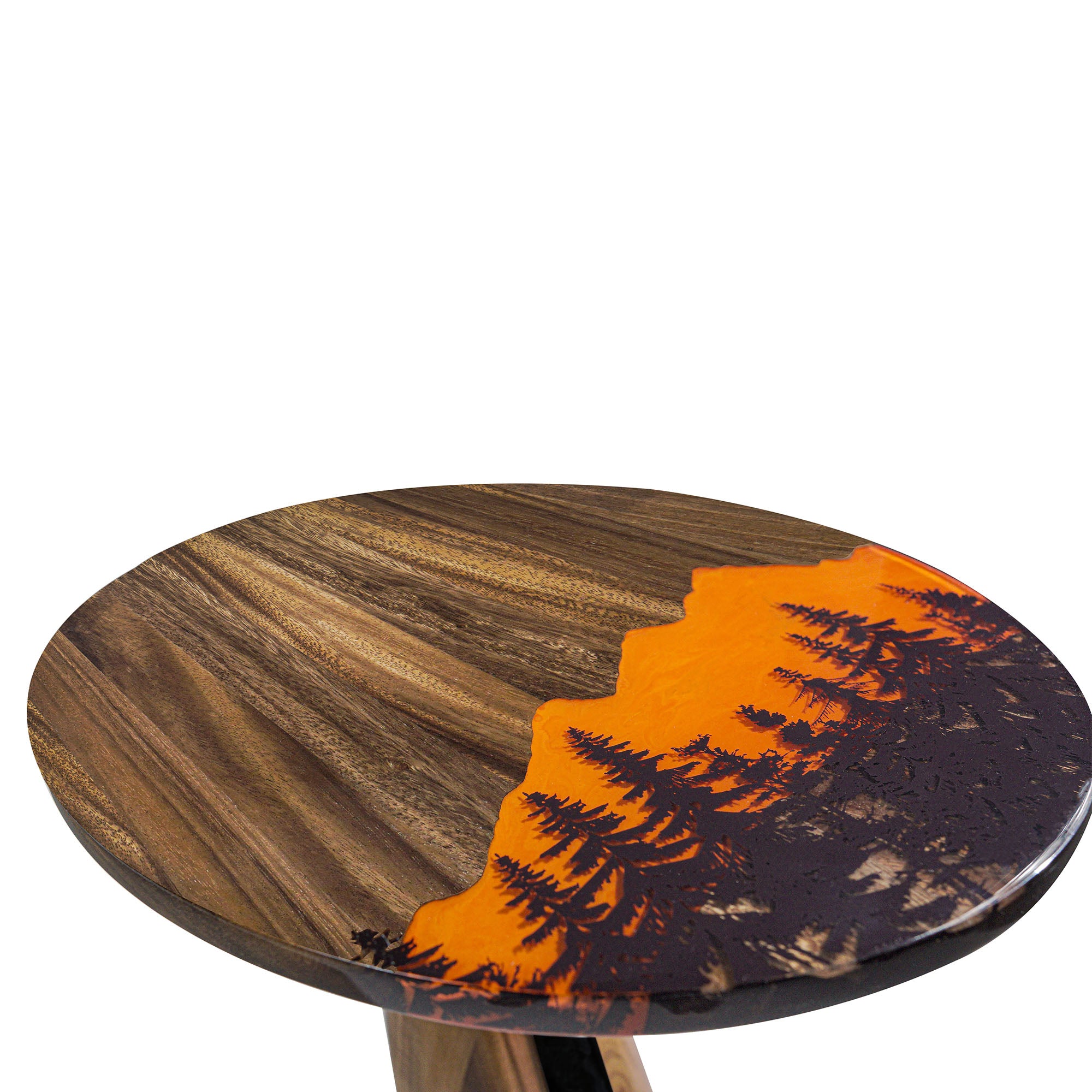 Oval Mountain Accent Table – Mesa Well