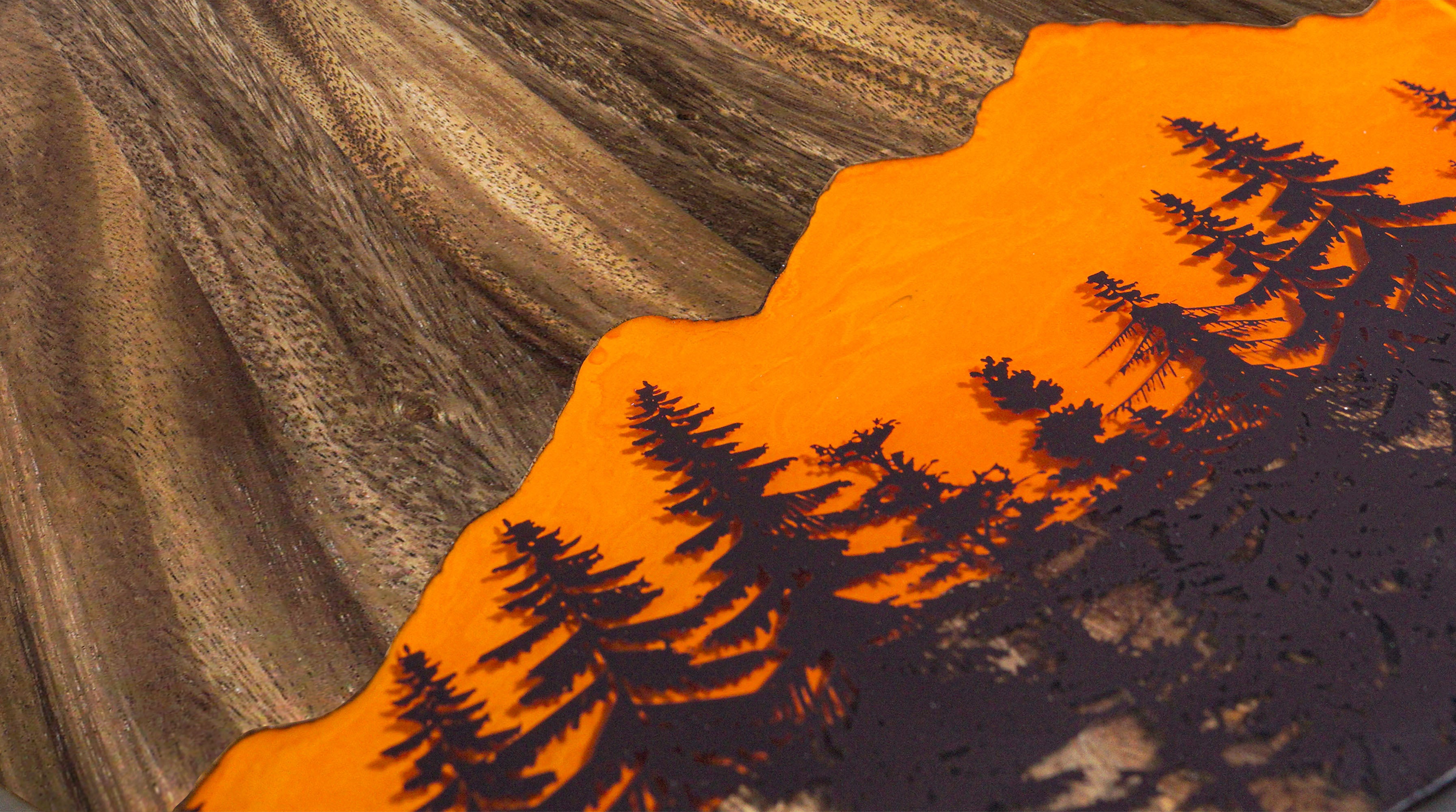 Oval Mountain Accent Table – Mesa Well